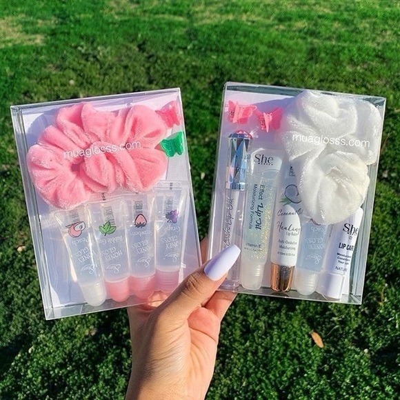 Makeup | Lip Gloss And Scrunchie Gift Set | Poshmark